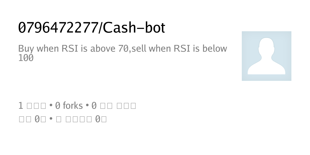 Cash-bot / README.md at main - 0796472277 - MQL5 Algo Forge
